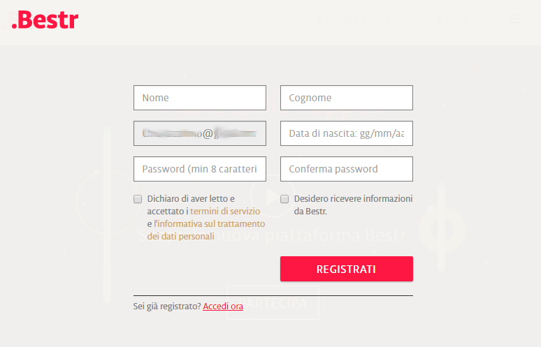Come ritirare un Badge su Bestr | Bestr Blog